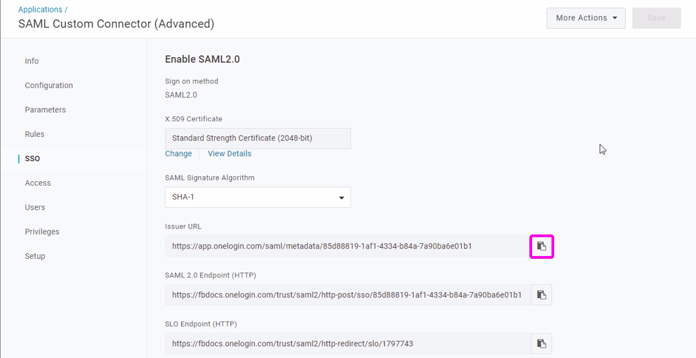 Setting up SSO with OneLogin | FlippingBook